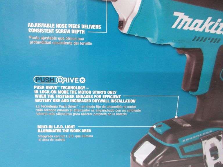 Makita XSF03T 18V LXT brushless drywall screwdriver kit, NIB - Albrecht ...
