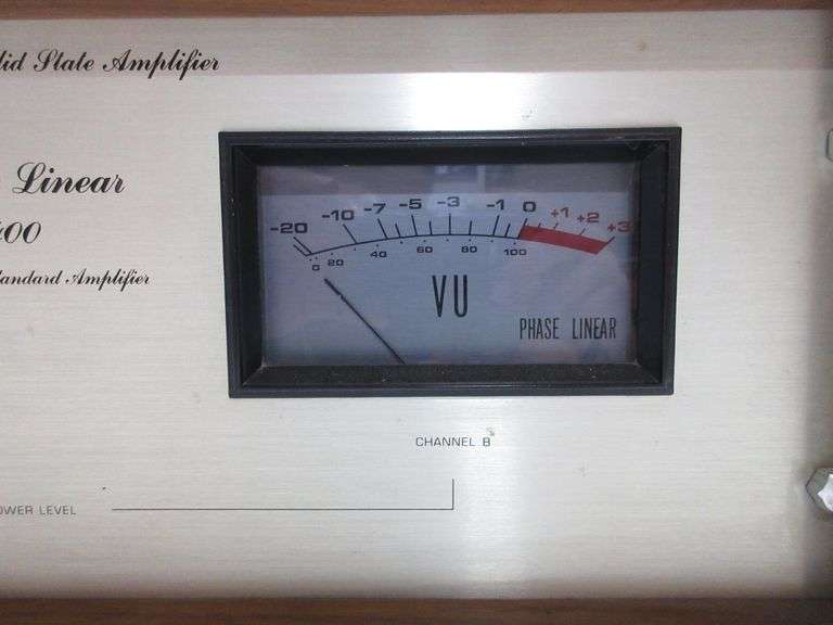 Phase linear 400 power amplifier and phase linear 4000 audio control ...