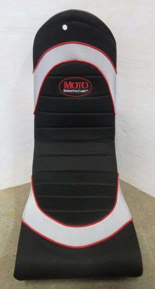 Moto boom gaming chair with (2) speakers, folds, 15"W x 29"L when ...