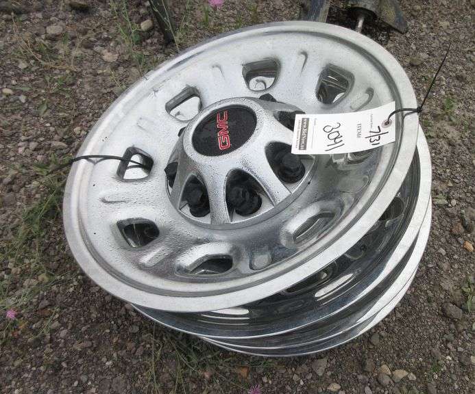(4) 2014-2018 GMC Sierra 8-Lug 2500 wheel with center caps - Albrecht ...