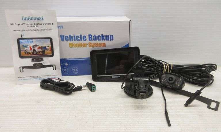 Do Honest vehicle backup camera, worked when removed - Albrecht Auction ...