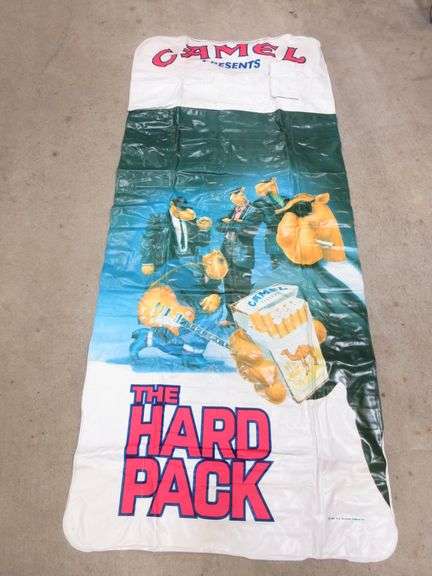 Camel hard pack pool float with radio, 1991, 96"Dia, never used, new ...
