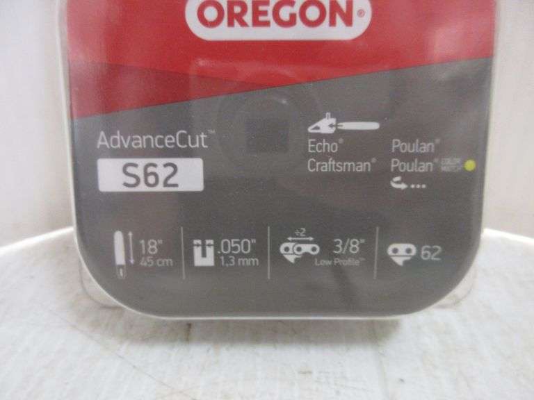 18" Oregon chainsaw chain, Model S62, new - Albrecht Auction Service