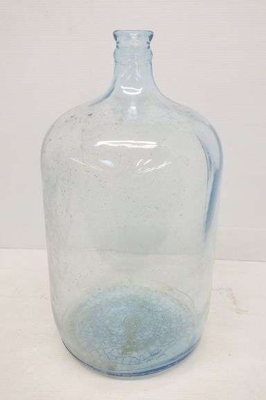 5-Gallon Blue glass carboy - Albrecht Auction Service