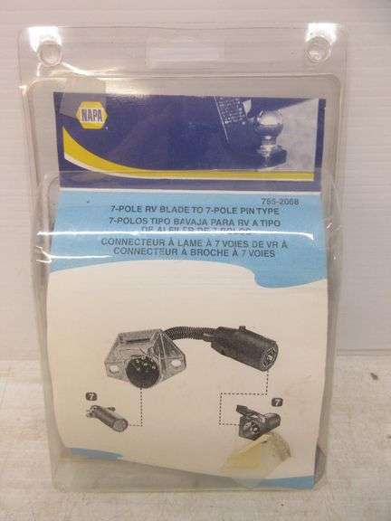 Napa auto trailer 7-pole RV blade, to 7-pole pin type truck plug ...