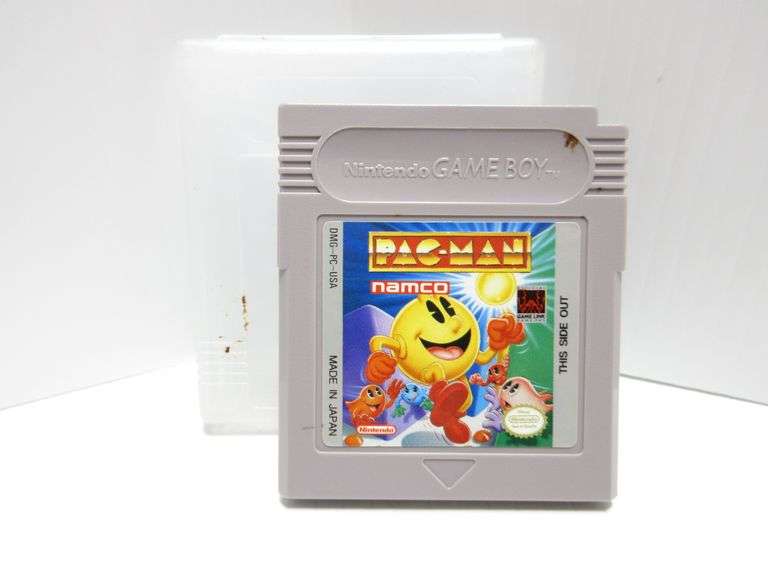 Nintendo GameBoy Pac-Man game in case - Albrecht Auction Service