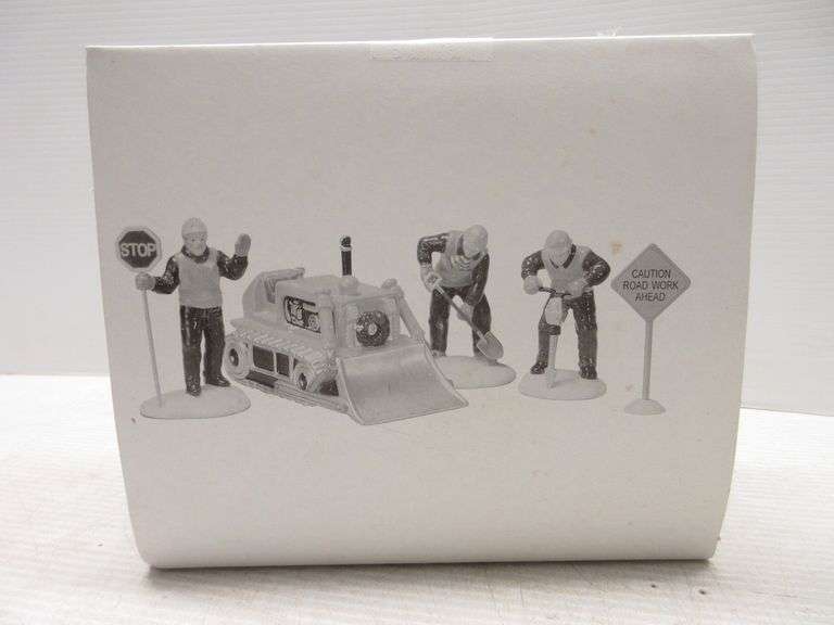 Dept. 56 Men-at-Work Construction Set - Albrecht Auction Service