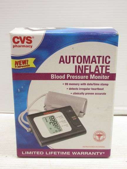 CVS Health automatic inflate blood pressure monitor, like new in the ...
