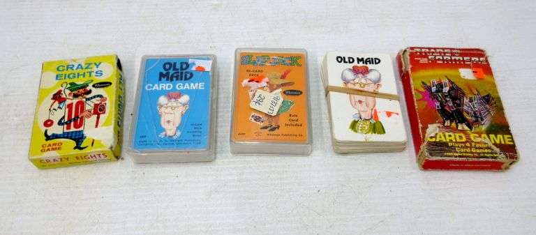 (5) Older children's card game sets - Albrecht Auction Service