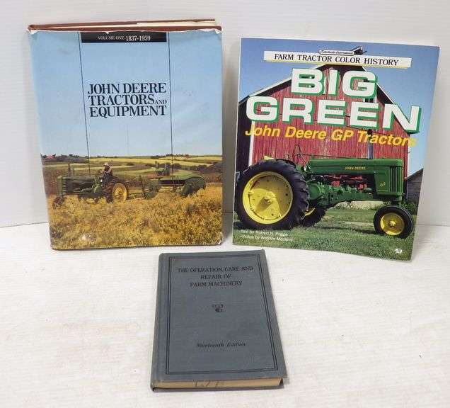(3) John Deere books about vintage tractors with great picture, many ...
