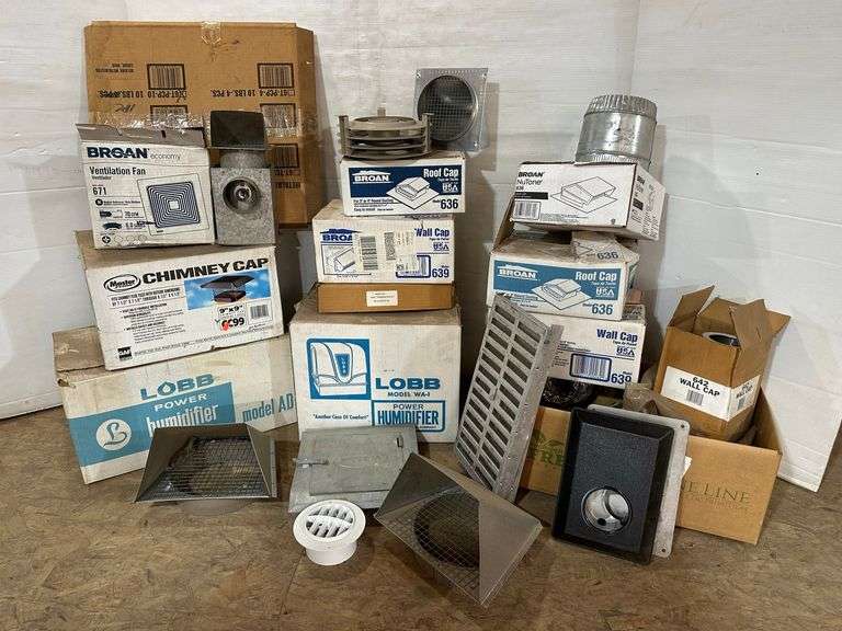 Group with (2)-Lobb Humidifiers (Model AD-1 & Model WA-1), Exhaust Fan ...