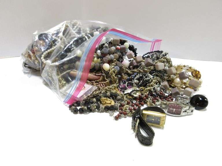 Gallon bag of untested jewelry; Except where specifically noted ...