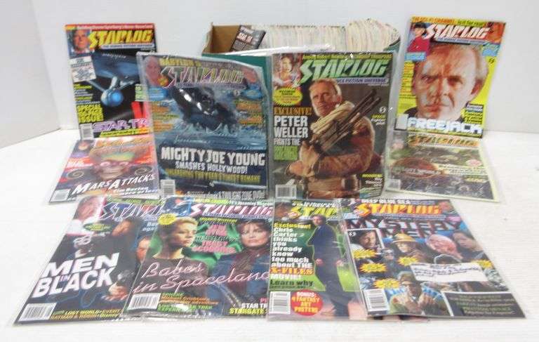 (94) Starlog Magazines, includes: Star Trek Fan Magazines, Highly ...