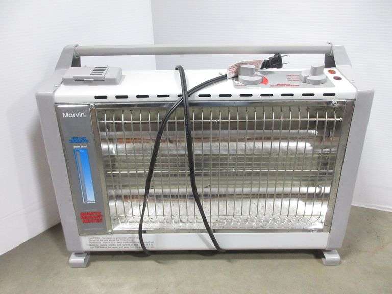 Marvin fan-forced quartz radiant heater with built-in humidifier, model ...