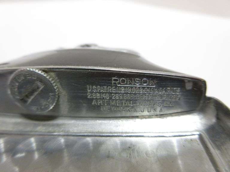 Older Ronson lighter/cigarette case; Small lighter/ashtray, lighter ...