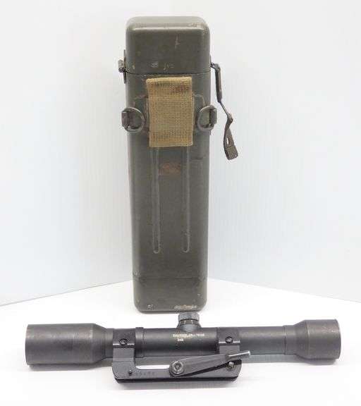 Dialytan BEK 4x rifle scope with metal military case, serial no. 78105 ...