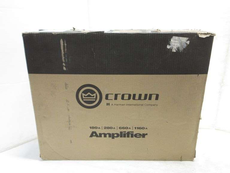 Crown amplifier, made by Herman Internationals, Model 280A, NIB ...
