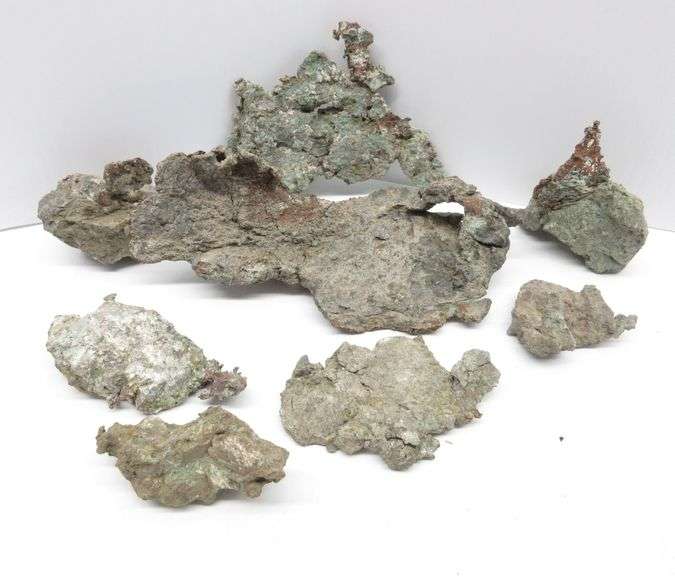 Copper Ore, possibly from Upper Peninsula, up to 6 1/2"L - Albrecht ...
