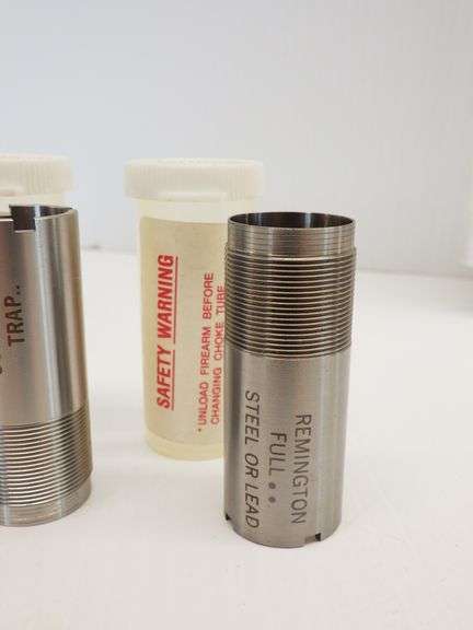 (5) Chokes, includes: 1- Remington Lead Shot Only, Turkey Extra Full 12 ...