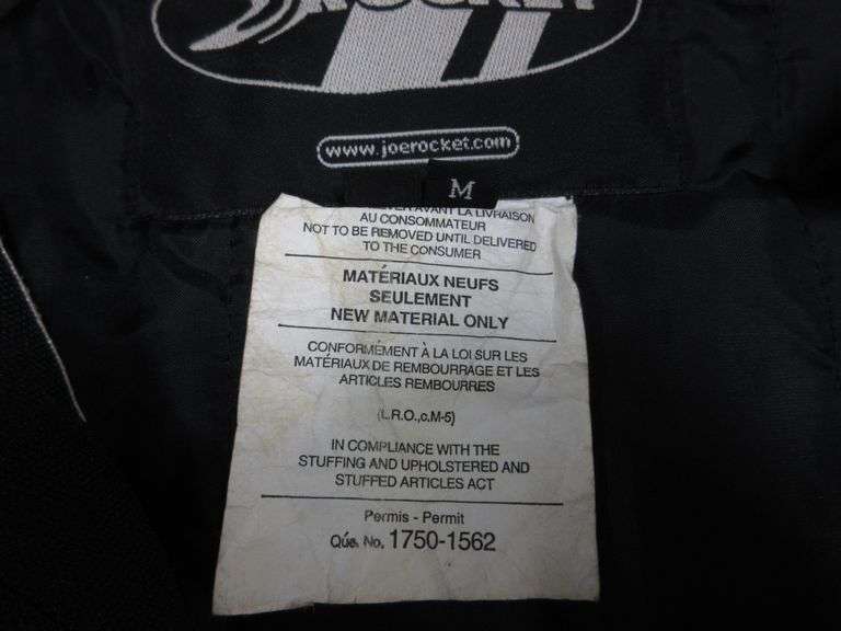 Joe Rocket Meteor 4 black padded motorcycle racing jacket, has ...