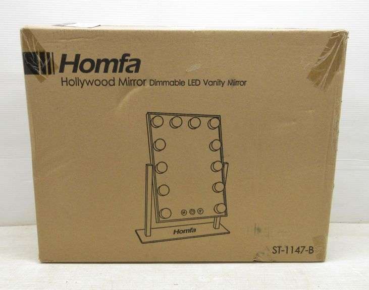 Hollywood dimmable LED vanity mirror, box- 21"H, in new condition ...