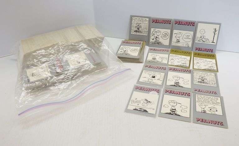 Peanuts cards, Charles in Schulz - Albrecht Auction Service