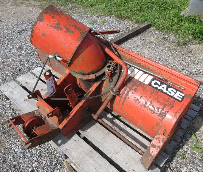 Case M84 snow thrower off of a 448 model, 48", used, good - Albrecht ...