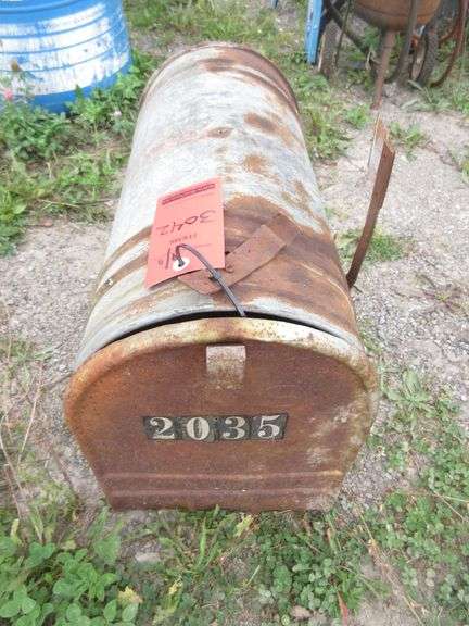 Very large old mailbox, 12"W x 24"L x 15"H, used, rusty - Albrecht ...