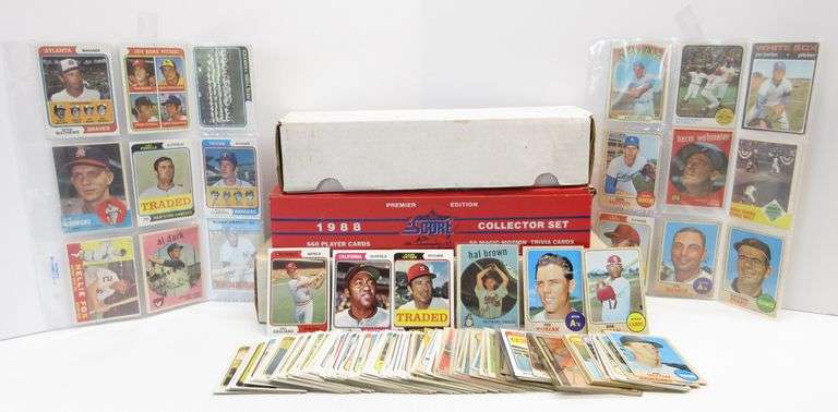 (120) 1950's to 1970's Baseball with HoF players, 1988 Score set, and ...