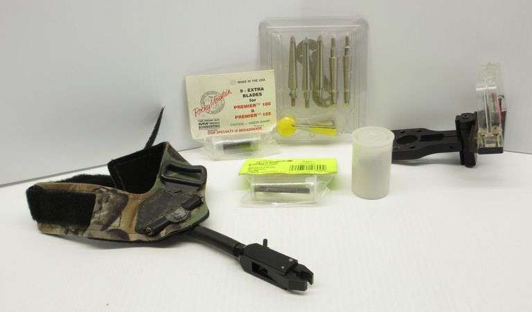 Compound bow sight, trigger release Rocky Mountain broadhead, Rock ...