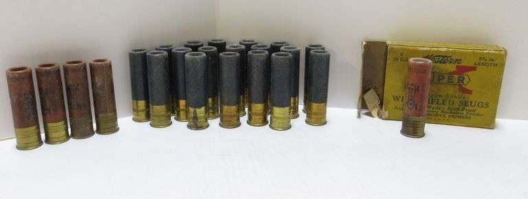 (27) Rounds of 20-Gauge Shotgun Older Paper Ammo Shells - Albrecht ...