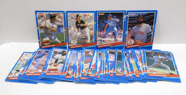 (50) Donruss baseball cards, Mark McGuire/Ozzie Smith, like new ...