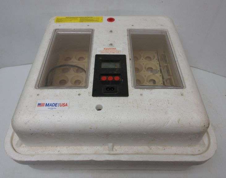 Little Giant still-air incubator, 41-Egg capacity, used one season,18"W ...