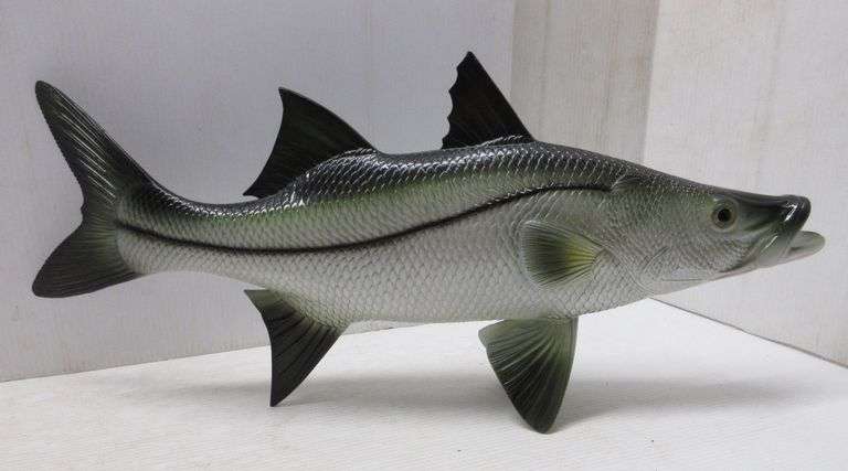 Snook saltwater fish, fishmount realistic replica decoration, 27"L, one ...