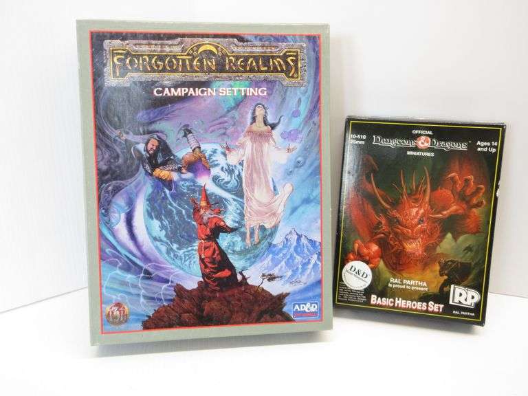 Advanced Dungeons and Dragons, "Forgotten Realms" 1993, Campaign Setting, by TSR, in excellent ...