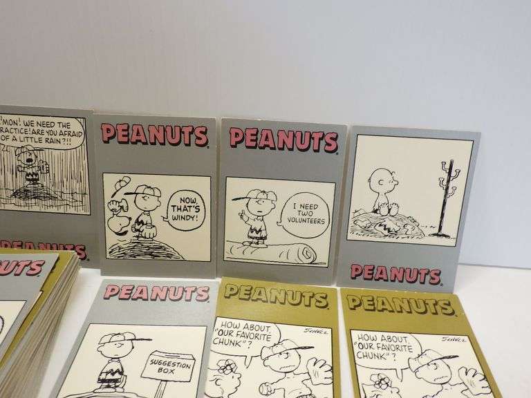 Peanuts cards, Charles in Schulz - Albrecht Auction Service
