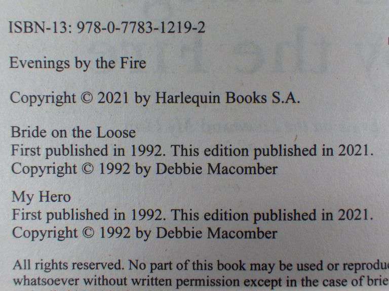 (21) Debbie Macomber books - Albrecht Auction Service