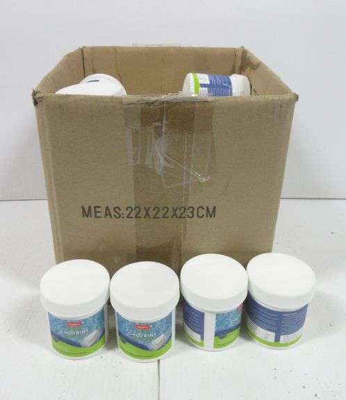 (24) Bottles of Meliful Pool Chlorine Tablets, slow dissolving ...