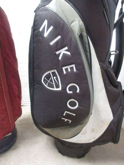 Golf clubs in (2) bags, Nike, Ping, and more, up to 35"H, various ...