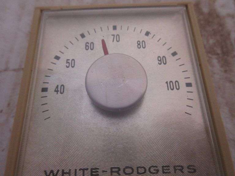 S-Heat only 24V vertical white Rodgers thermostat, no batteries needed ...