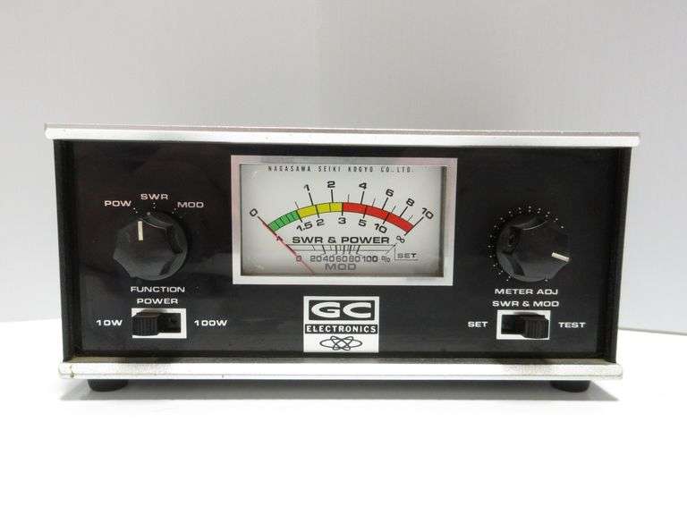 GC Electronic SWR power meter 100W, NOS - Albrecht Auction Service