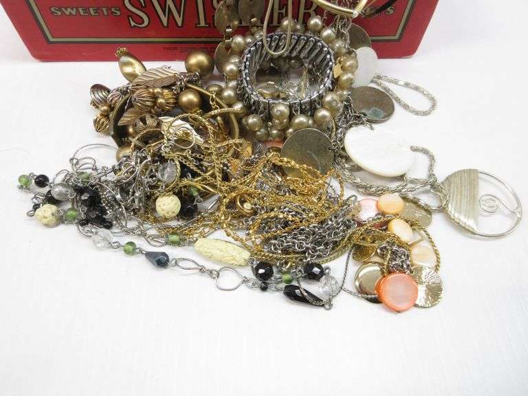 Untested jewelry in a vintage cigar box; Except where specifically ...