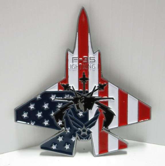US Air Force F-35 challenge coin, new - Albrecht Auction Service