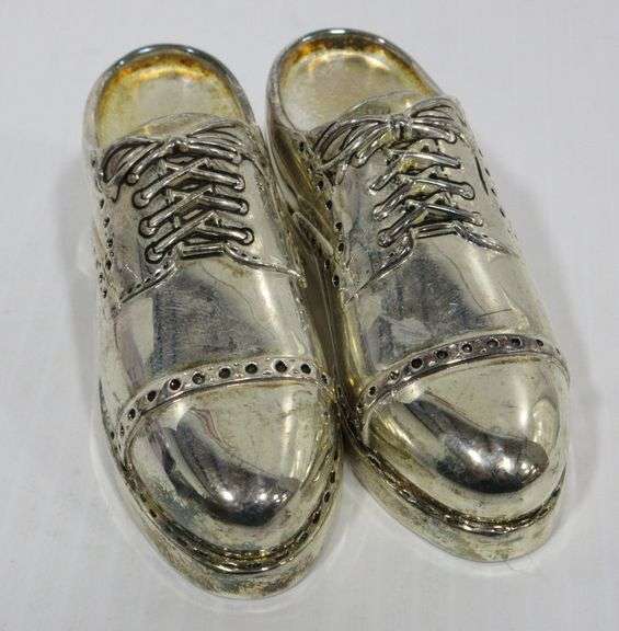 Godinger silver salt and pepper shakers; Shoe salt and pepper shakers ...