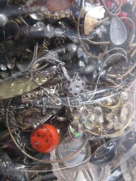 Approx. 30-35 lbs. of unsorted untested jewelry, some look to be of ...
