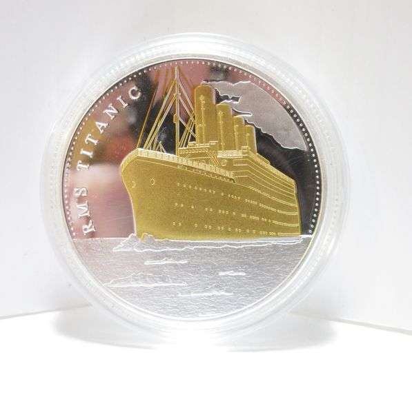 In Memory of Titanic coin, good - Albrecht Auction Service
