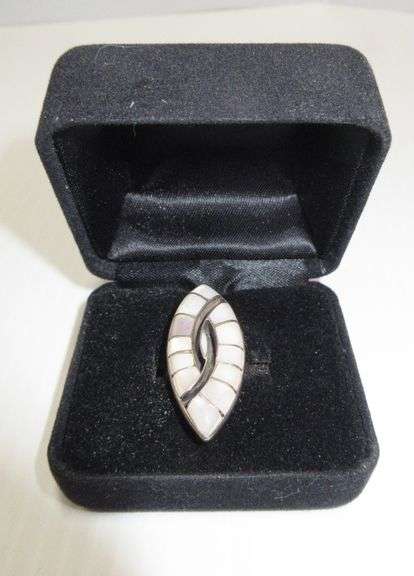 Sterling silver Native American ring cherokee from N.C Abalone ...