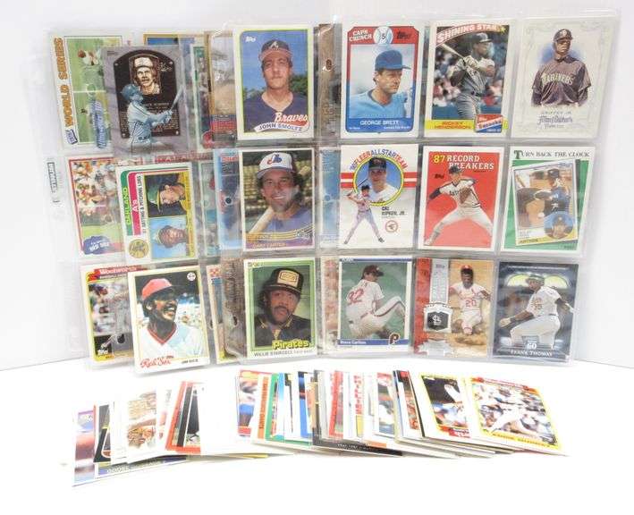 (110) Hall of Fame baseball cards, includes: Griffey, Ryan, Schmidt ...
