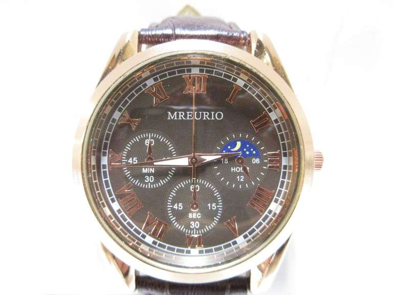 MREURIO Mens Watch, will keep perfect time, new battery - Albrecht ...