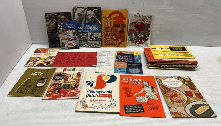 (24) Old cook pamphlets - Albrecht Auction Service